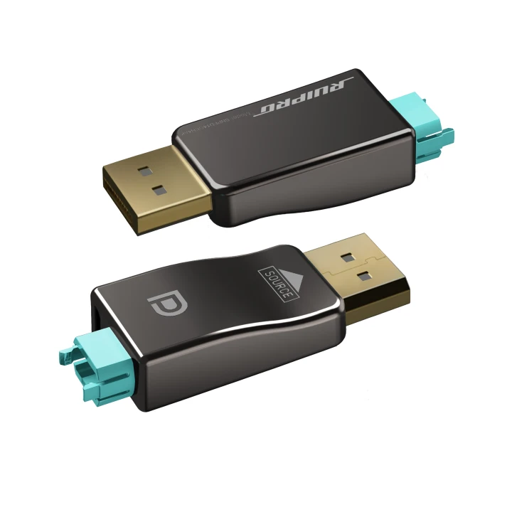 8K Full Fiber Optic DisplayPort Detachable Connectors — RUIPRO